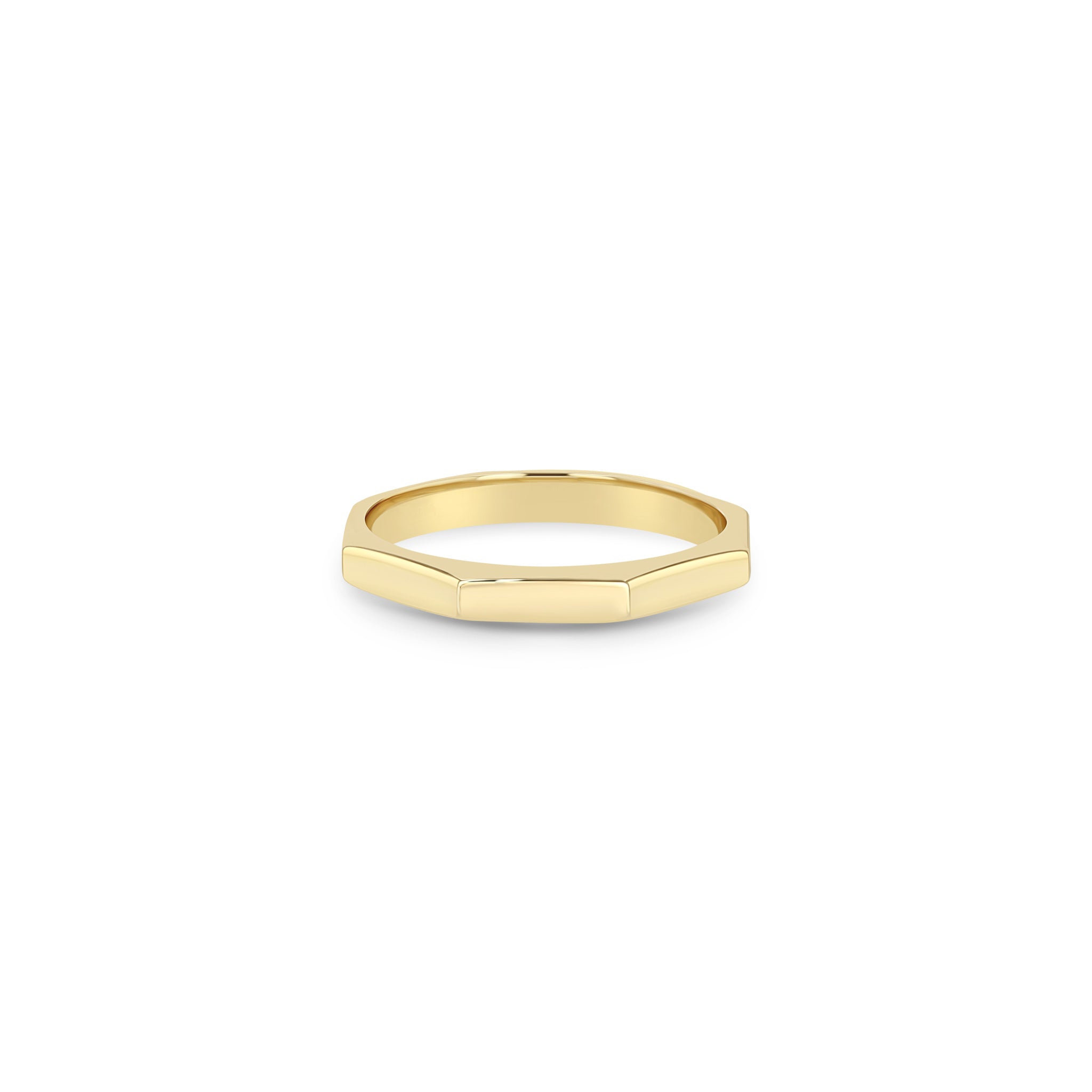 Zoë Chicco 14k Gold Octagon Ring – ZOË CHICCO