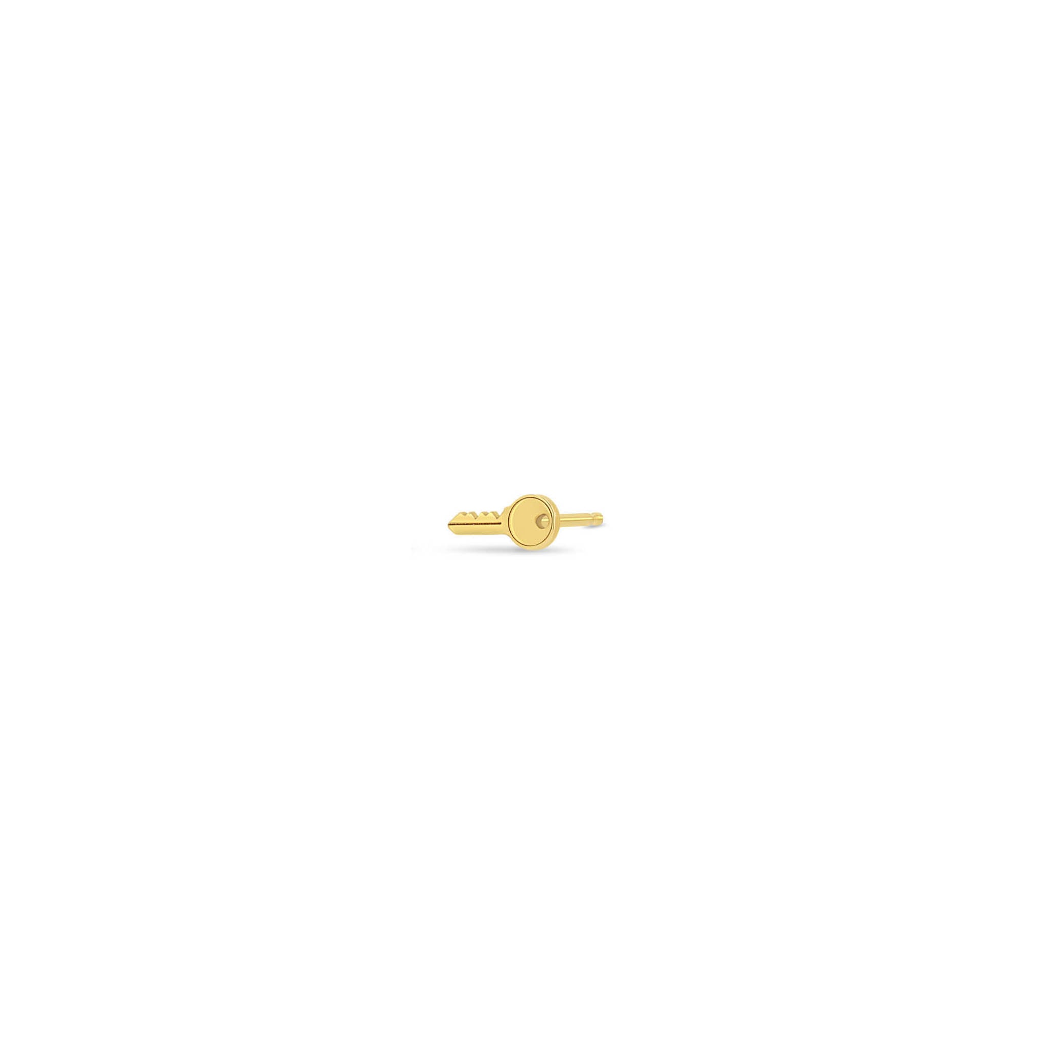 Zoë Chicco 14k Gold Itty Bitty Key Stud Earring – ZOË CHICCO